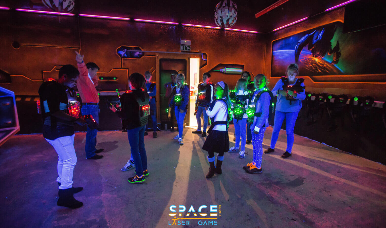 Le Jeu Lasergame QZAR | Space Laser Games Bruxelles